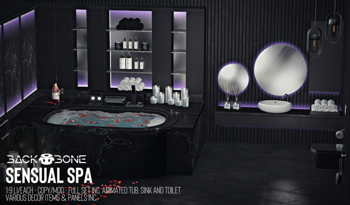 Second Life Marketplace - BackBone Sensual Spa - PG